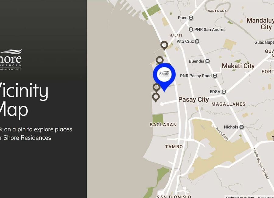 SHORE ONE TOWER C NEAR MALL OF ASIA - ONE BEDROOM FURNISHED FOR SALE