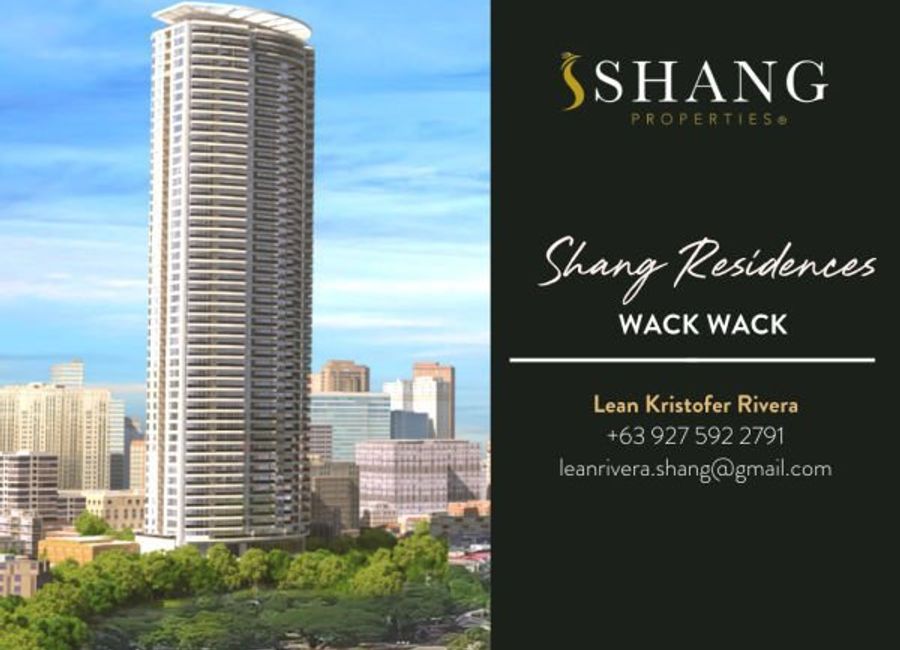 Pre-selling 1 Bedroom - Shang Residences at Wack Wack