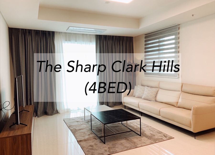For Rent : 4 Bedroom Condo Unit at The Sharp Clark Hills, Mabalacat