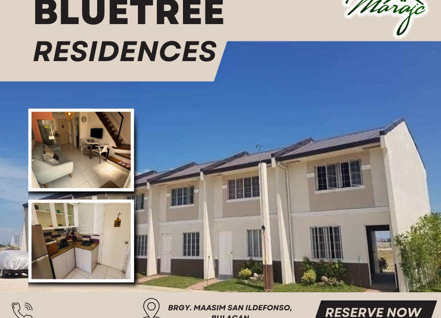Townhouse in BlueTree Residence at San Ildefonso, Bulacan