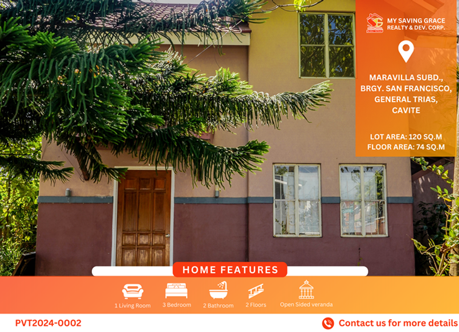 PVT2024-0002 : Maravilla Subdivision San Francisco ,General Trias House ...