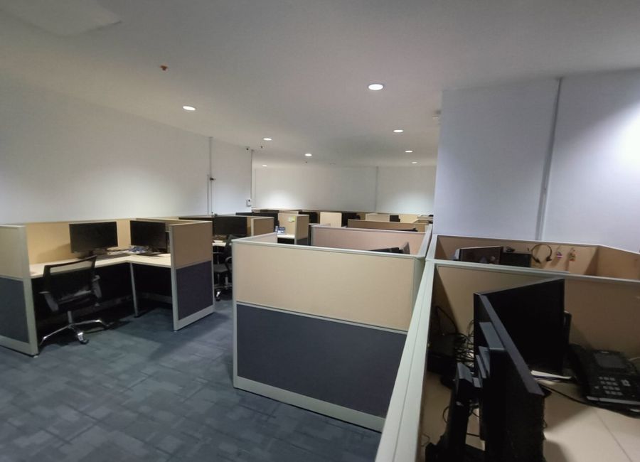 203sqm Fully Furnished Call Center set up Office Space for Rent Lease AIC