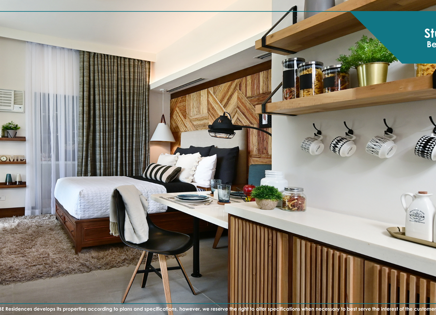 Studio Condominium unit near IT Park For Sale at BE Residences, Cebu