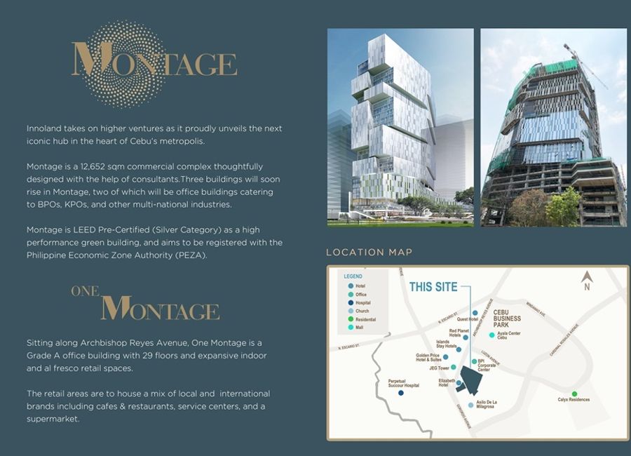 67.00 sqm Retail Space for Rent in One Montage, Archbishop Reyes Ave ...