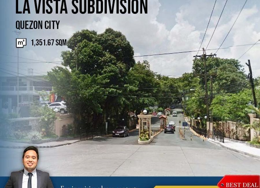 Residential Lot for Sale in La Vista Subdivision at Quezon City