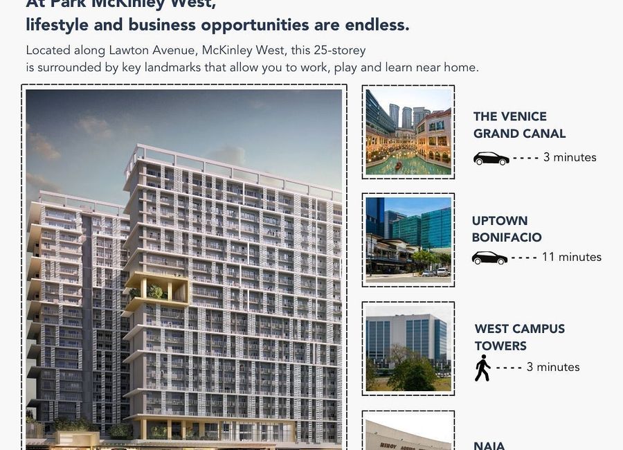 EXECUTIVE PENTHOUSE 1 BEDROOM 70 SQM WITH BALCONY IN PARK MCKINLEY WEST