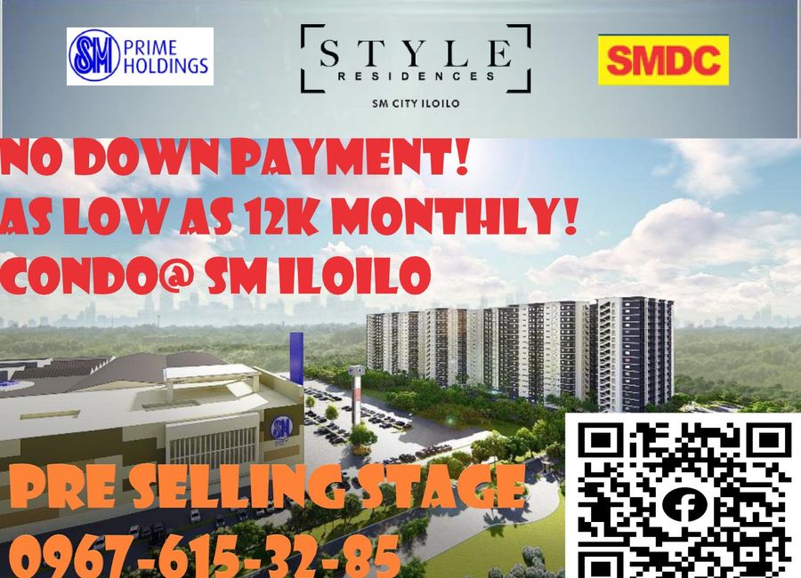 PRE SELLING condo in SM iloilo NO SPOT DOWN promo as low as 12k monthly