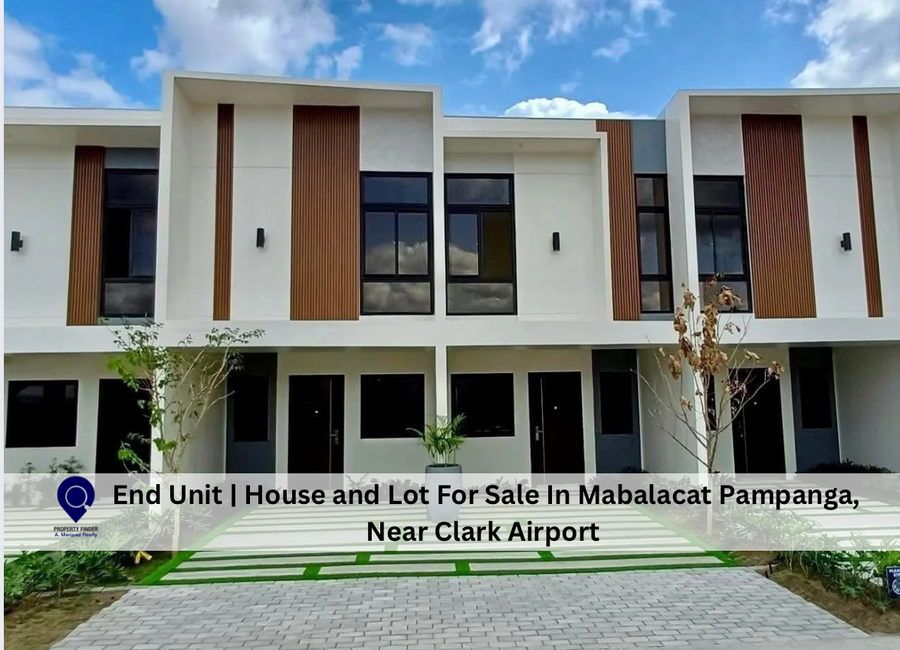 End Unit | House and Lot For Sale In Mabalacat Pampanga, Near Clark Airport