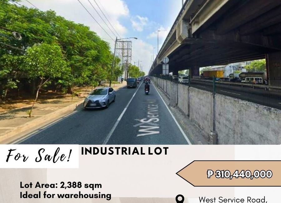 For Sale: Industrial Lot located at West Service Road, Parañaque City