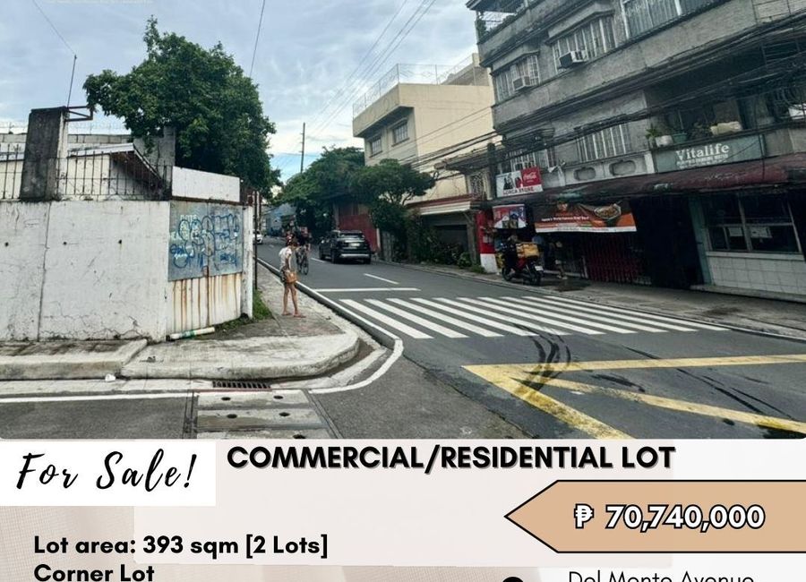 FOR SALE: Commercial/Residential Lot located in Del Monte Avenue ...