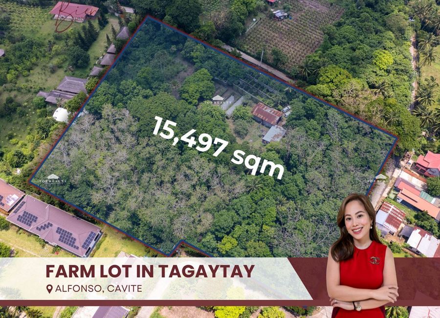 Agri-Ecotourism Lot for Sale in Alfonso, Cavite Near Tagaytay, GREAT INVESTMENT!