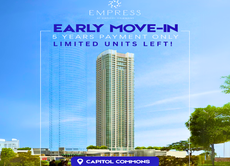 The Empress Capitol Commons Condo for Sale in Pasig Few Unit Lefts 1BR ...