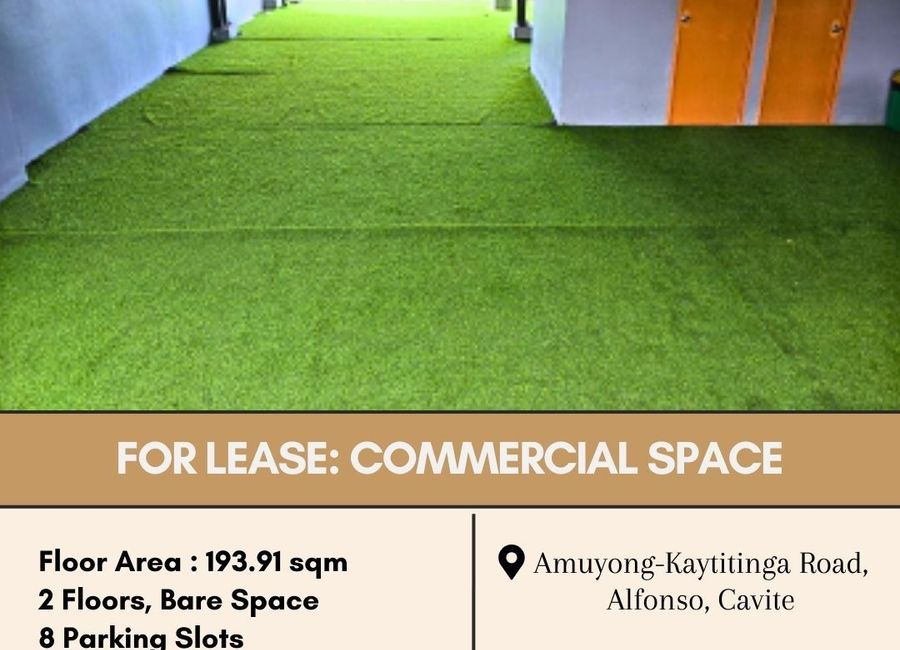 For Lease: Commercial Space located at Amuyong-Kaytitinga Road, Alfonso ...