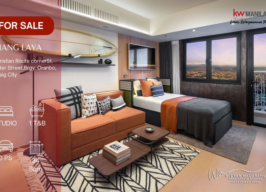 Luxury Studio Condo Laya by Shang Properties Pasig City