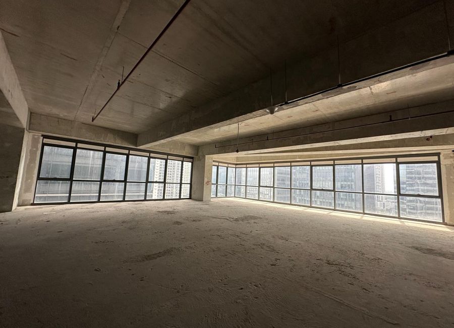 Corner Office Space for Lease – 158 sqm Bare Shell in Capital House, BGC