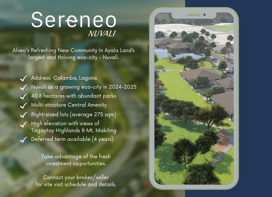 Sereneo Nuvali by Alveo Land