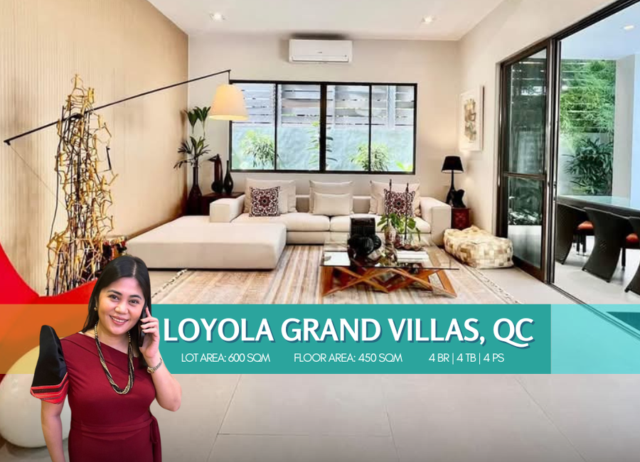 FOR SALE! Stunning Fully Furnished Modern House in Loyola Grand Villas, Quezon City