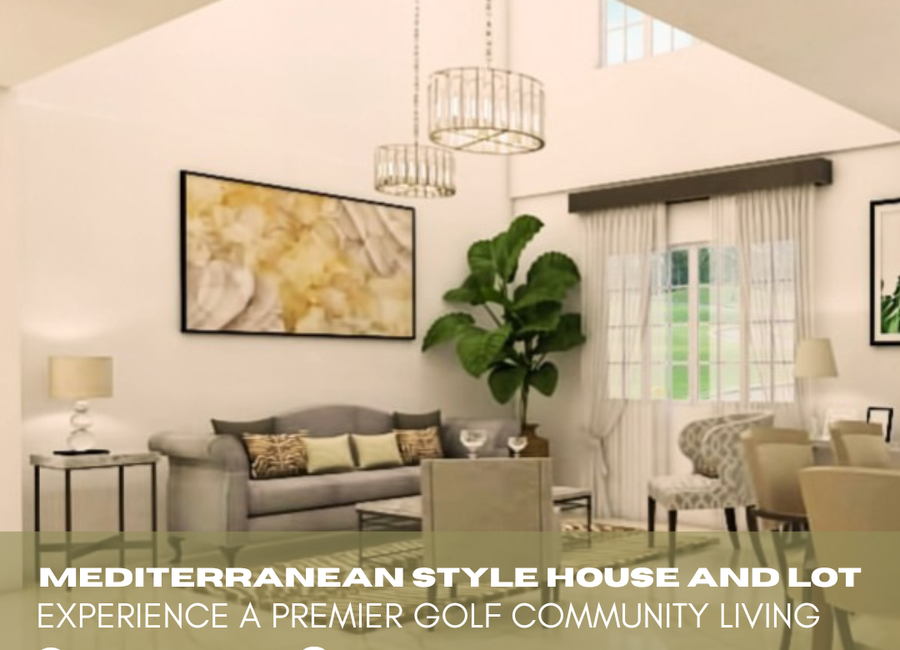 Brand New Modern Mediterranean 3-Bedroom House and Lot Near Tagaytay ...