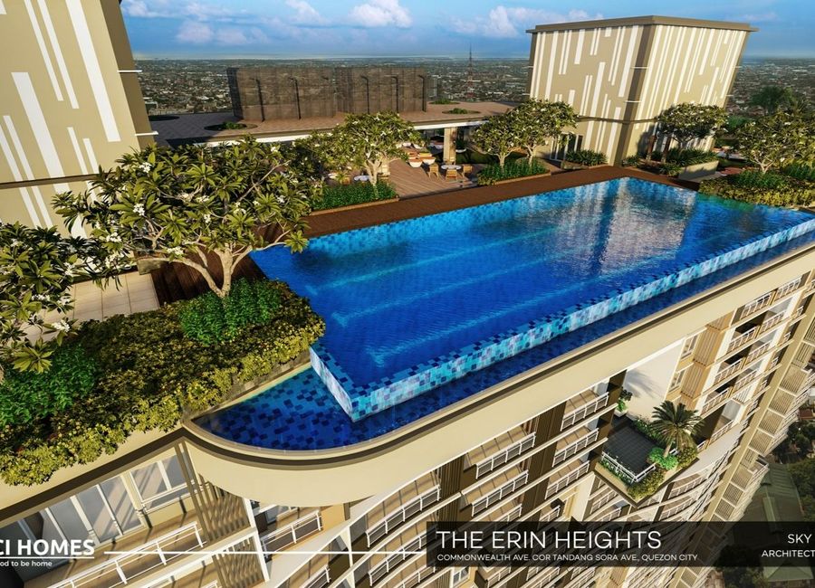 Pre-selling 3 Bedroom Condo at The Erin Heights in Quezon City Near UP