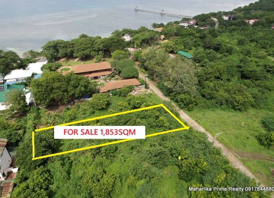 1,853sqm @ Coral Shore Calatagan, 150 meters away from the beach