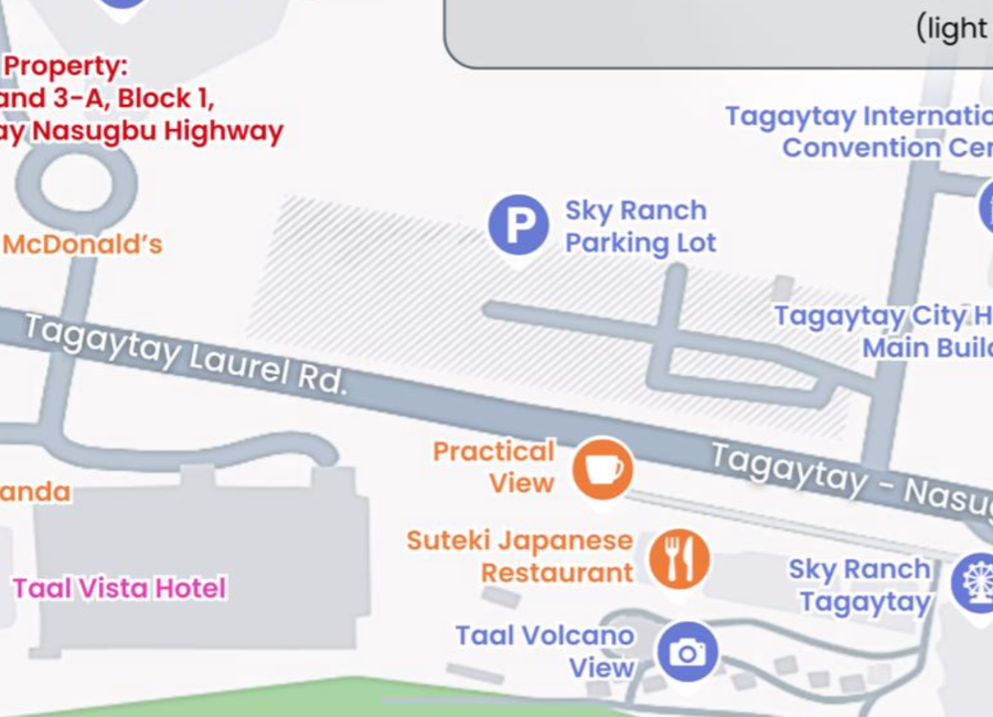TAGAYTAY PRIME COMMERCIAL LOT ALONG HIGHWAY