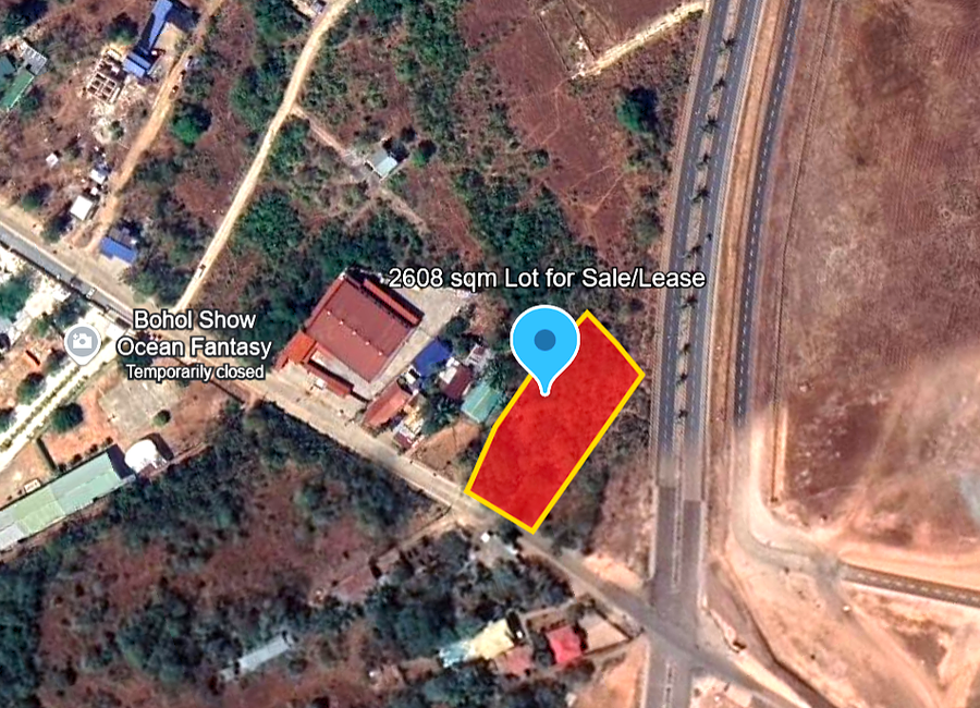 2608 sqm Lot For Lease- Bolod Panglao Island, Bohol