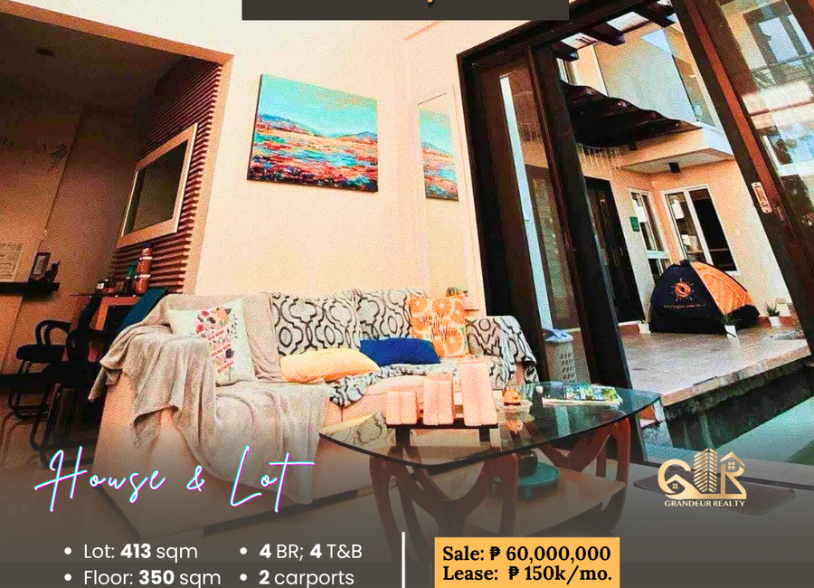 FOR SALE/LEASE: House and Lot located in Durham St. Hillsborough Alabang