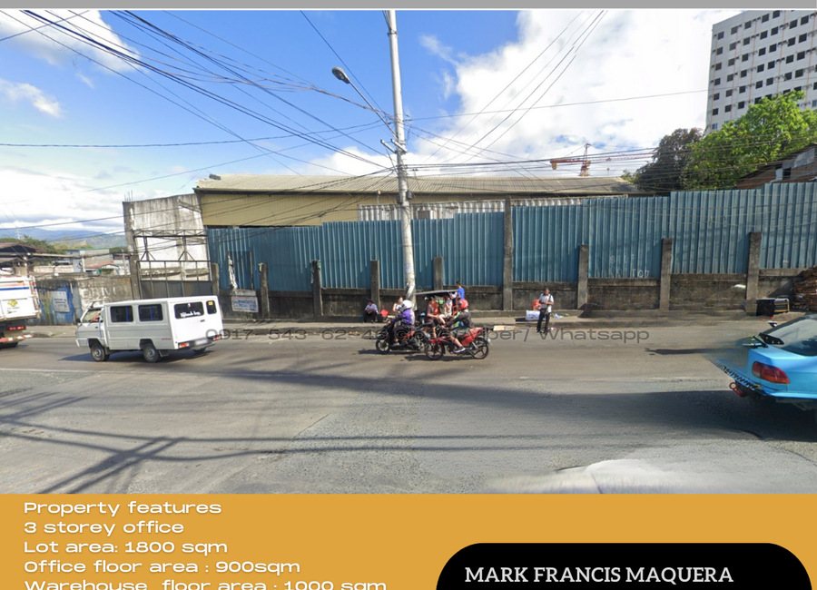 For Sale!! 3 Storey Office building with Warehouse along Payatas road ...