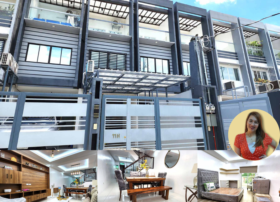 3 Storey Fully Furnished Townhouse for sale in Tandang Sora near ...