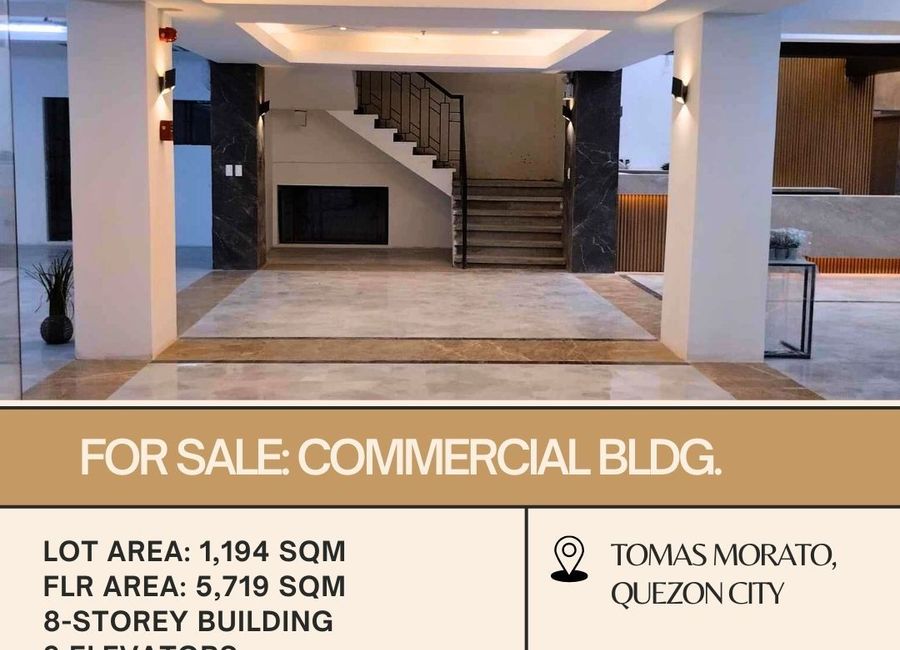 For Sale Commercial Building located in Tomas Morato Quezon City
