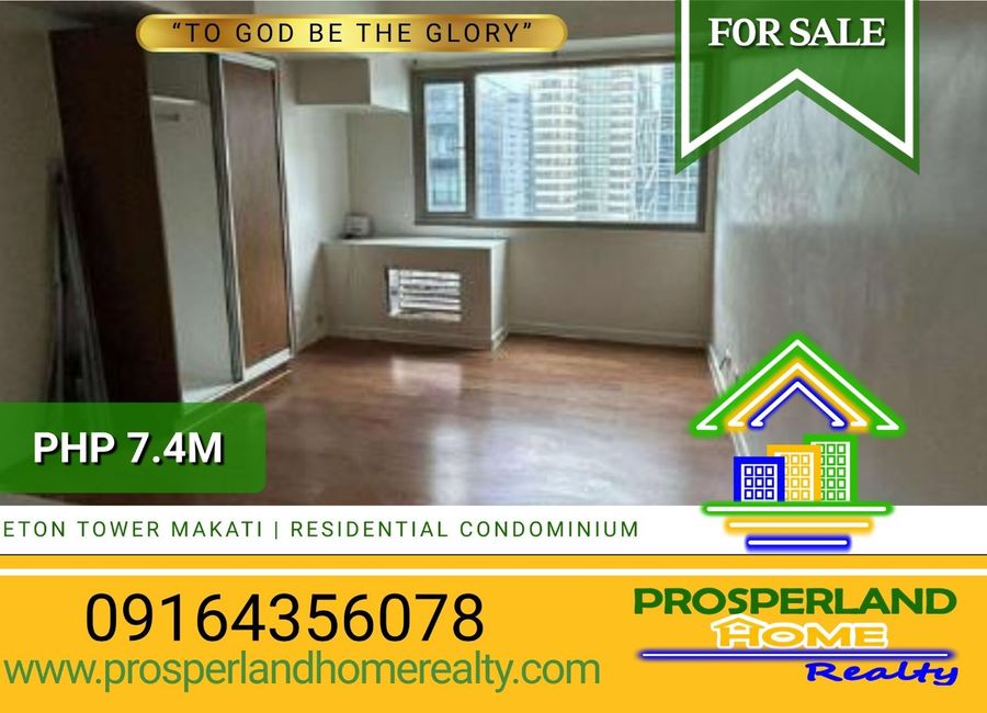 FOR SALE ETON TOWER MAKATI RESIDENTIAL CONDOMINIUM
