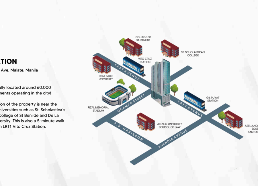 Kizuna Heights - Studio Unit for sale near De Lasalle University - Taft ...