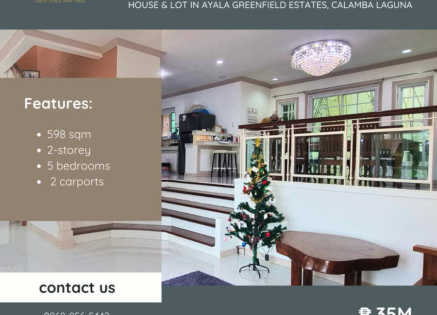 For Sale: House & Lot located at Ayala Greenfield Estates, Calamba Laguna