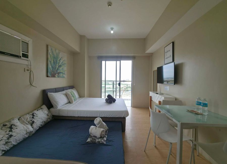 Across SM City mall Studio Condo with balcony for sale in Mabolo Cebu City