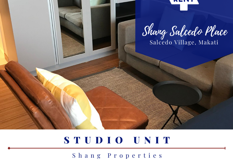 Good Deal Unit: For Rent & Sale Studio Unit in Shang Salcedo Place, Makati