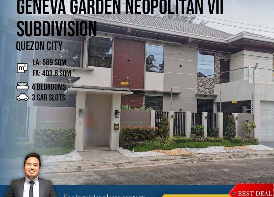 Beautiful House and Lot for Sale in Geneva Garden Neopolitan VII ...